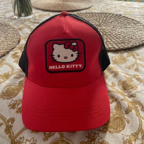 Hello Kitty | Accessories | Hello Kitty Trucker Hat | Poshmark